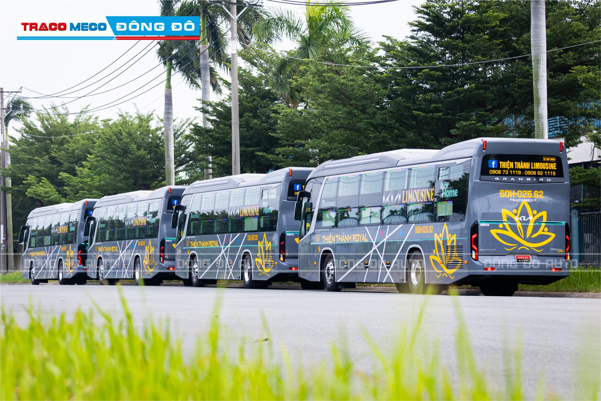 XE TRACOMECO KIA LIMOUSINE 24 PHÒNG HYUNDAI 425PS – ĐÔNG ĐÔ AUTO